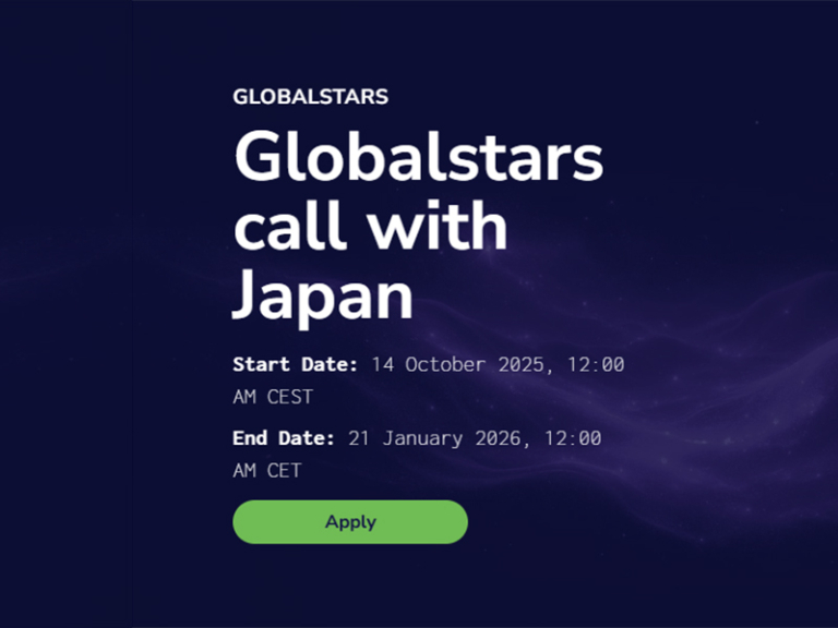 EUREKA Globalstars Call with Japan 2026 – deadline 21 January 2026 ...